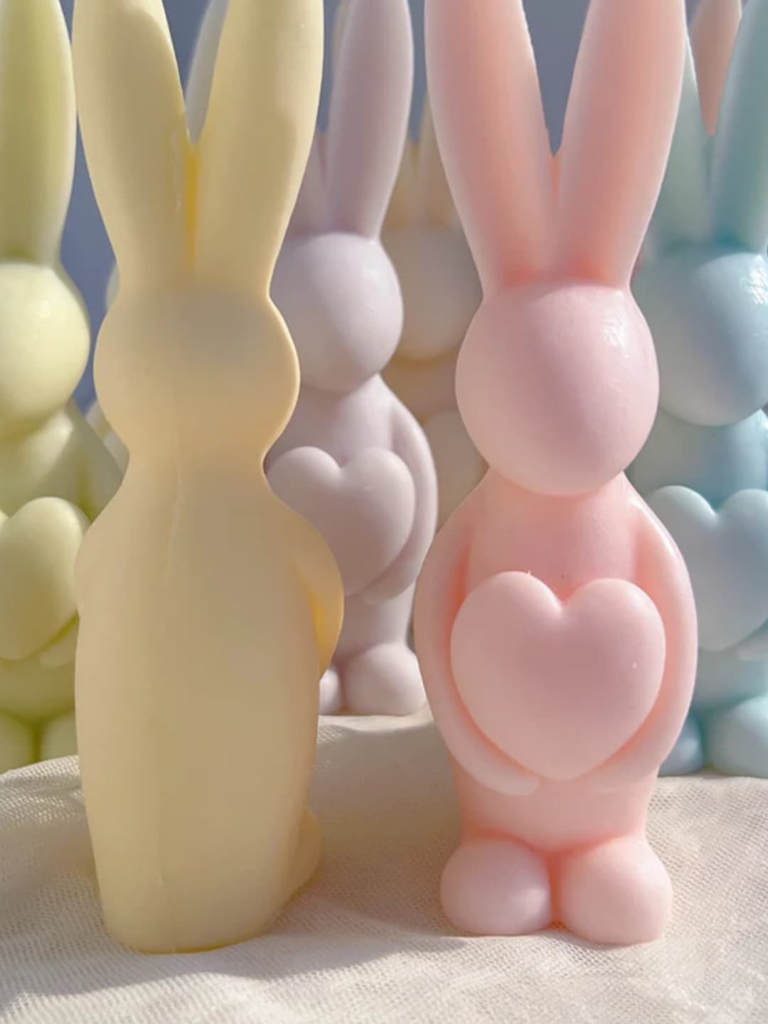 Easter Bunny Soy Candles/easter Gift/easter Present/easter Decorations ...