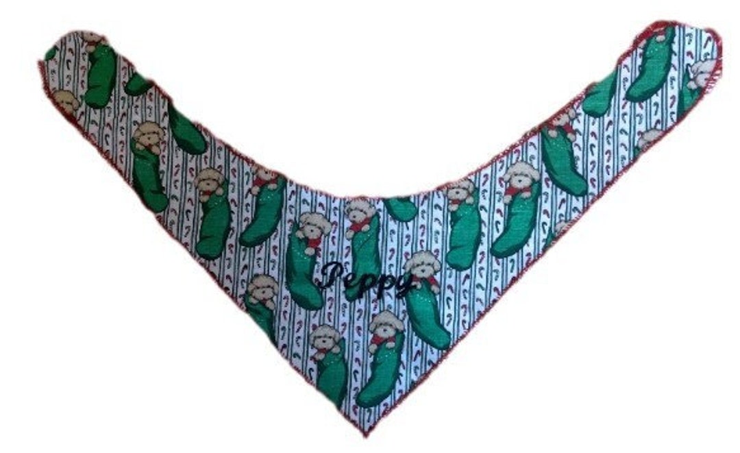Double Sided Customized First Christmas Personalized Embroidered Name ...