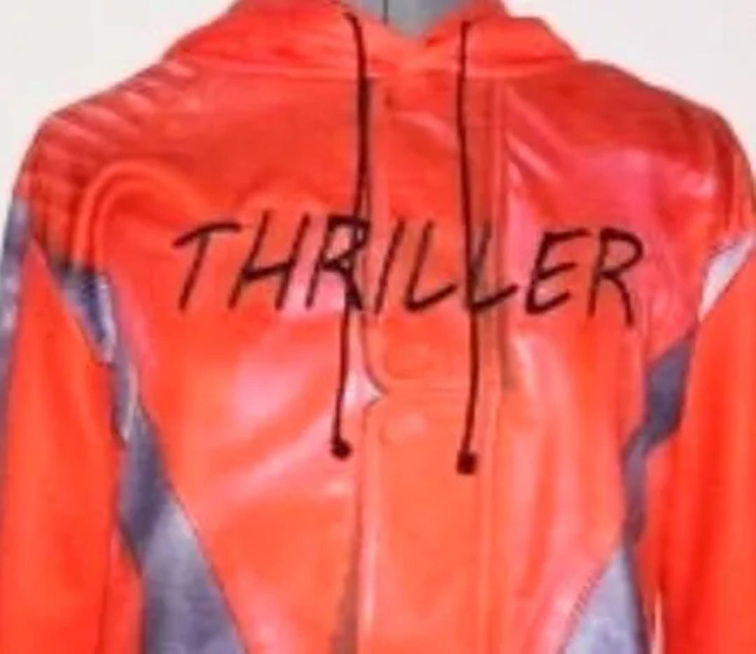 Michael Jackson Thriller Inspired Costume: Embroidered Sweat Shirt ...