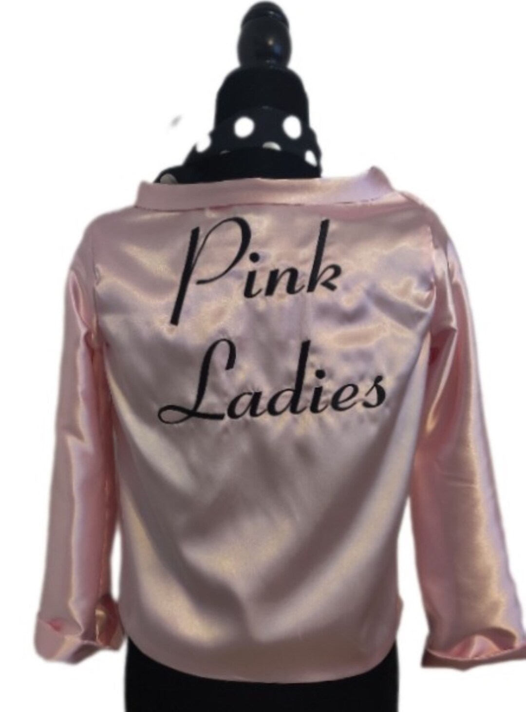 Personalized Pink Embroidered Bomber Jacket With Scarf - Child Size L ...