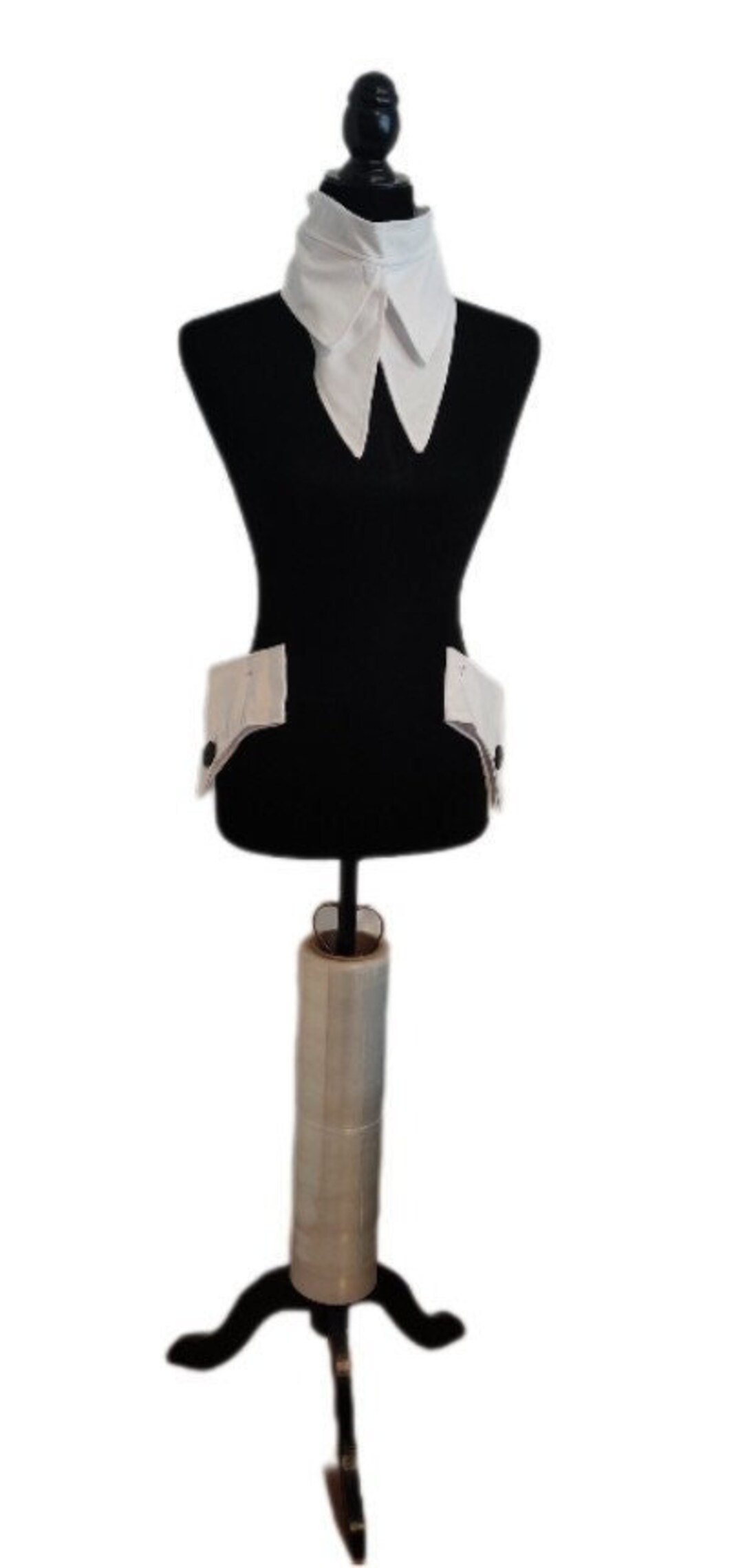 Mens Anime Comic-con Adjustable Butler Maid Collar and Cuff Set Costume ...