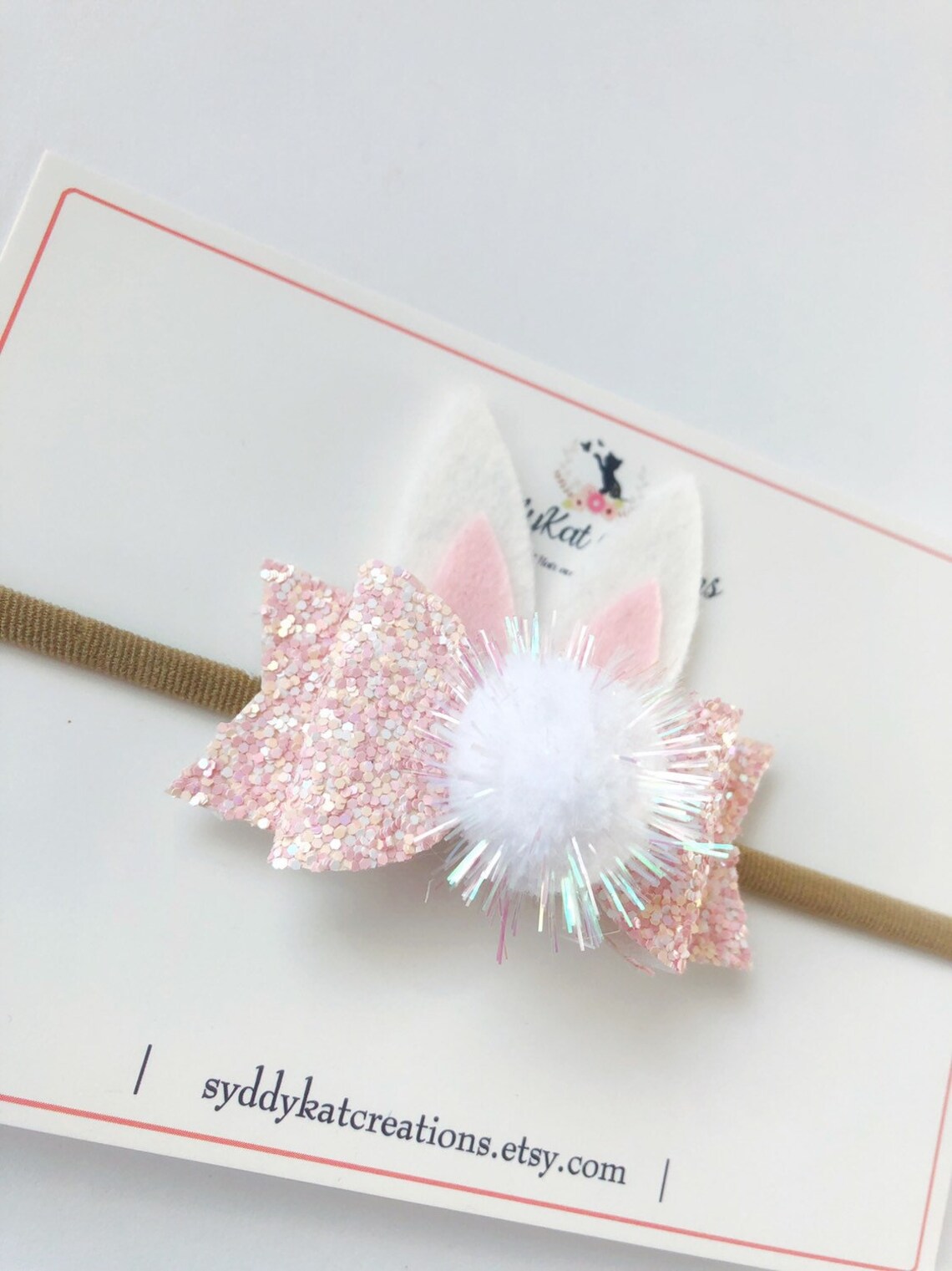 Glitter Bunny Bow Some Bunny is One Bow - Etsy