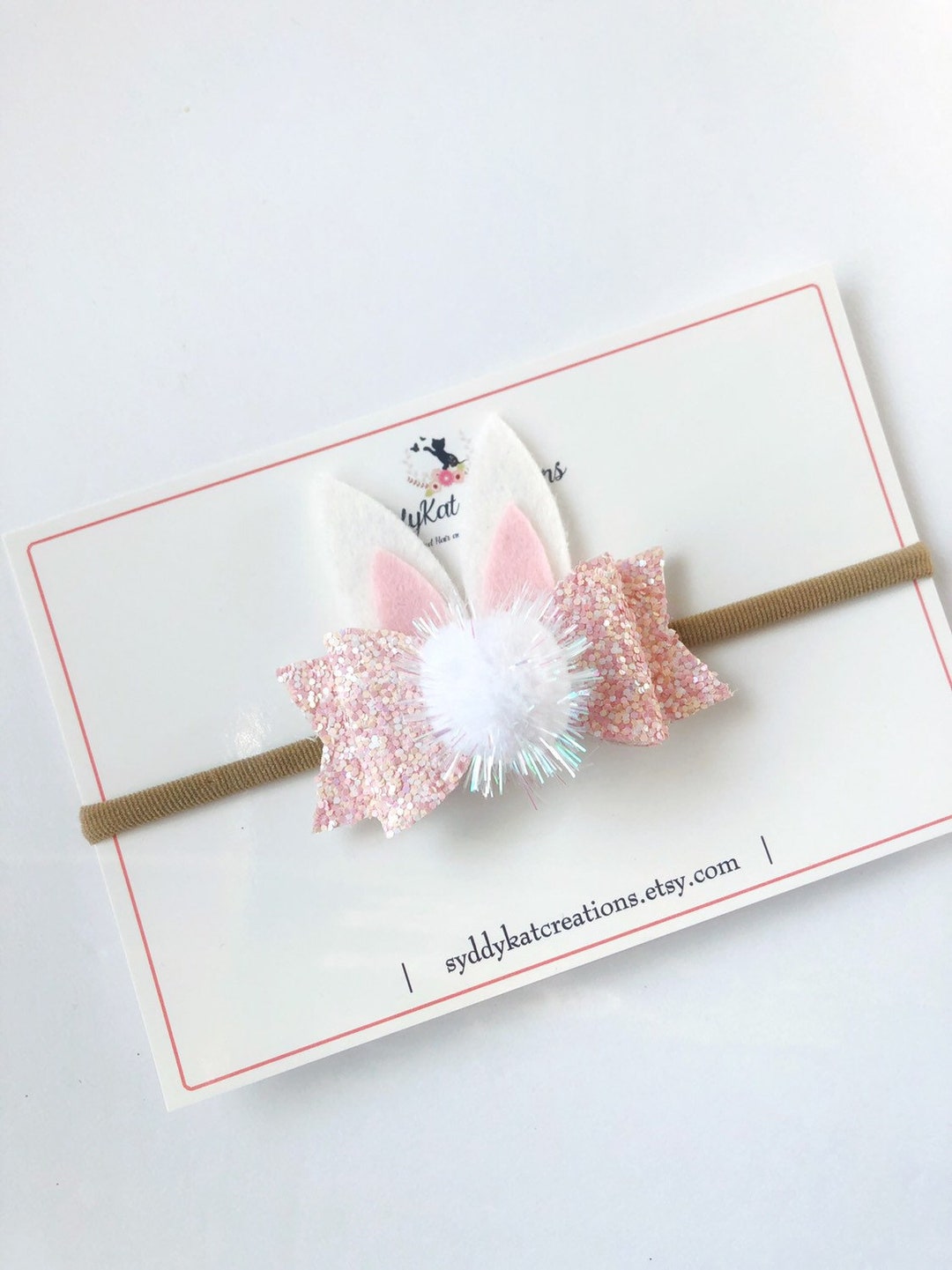 Glitter Bunny Bow Some Bunny is One Bow - Etsy