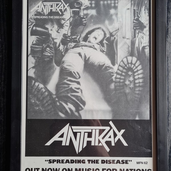 Anthrax Poster - Etsy