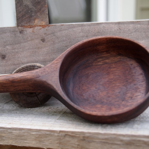 Pappa Spoon / Hand Carved Wooden Spoon / Handmade Walnut Spoon | Etsy