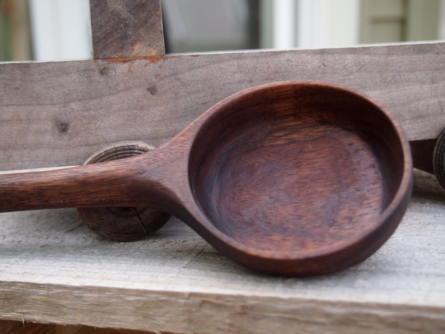Pappa Spoon / Hand Carved Wooden Spoon / Handmade Walnut Spoon (style ...