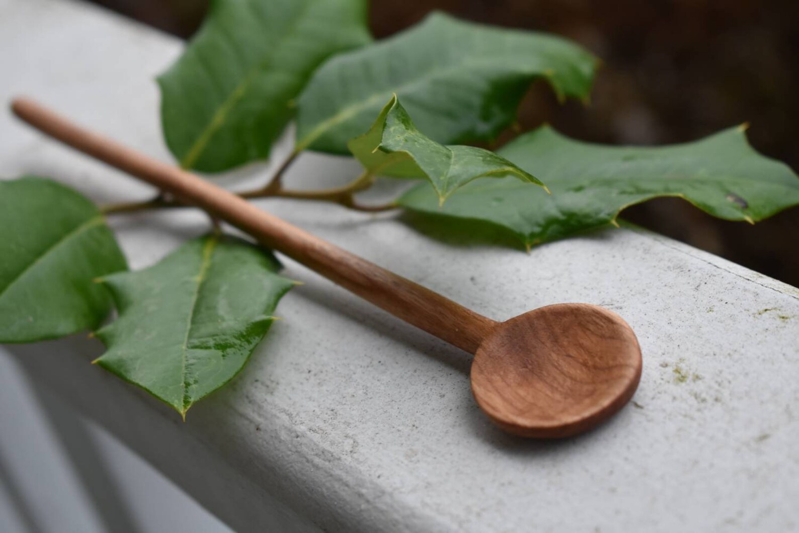 Wooden Spoon / Circle Spoon / Stirring Spoon Style 4 - Etsy