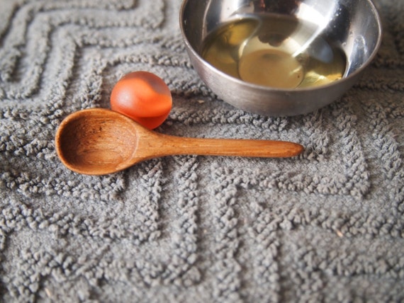 Micro Spoon / Spice Spoon / Tiny wooden spoon / Salt Cellar | Etsy