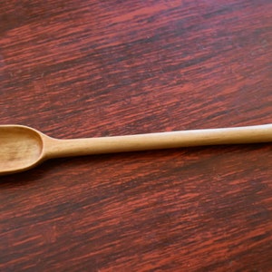 Long Handled 1 Tablespoon Spoon/ Wooden Tablespoon - Etsy