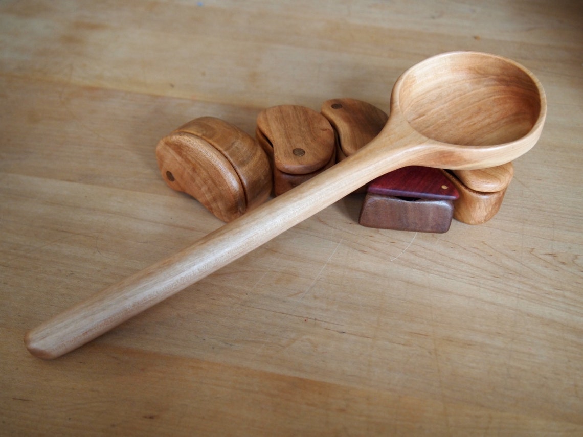 Pappa Spoon / Hand Carved Wooden Spoon / Handmade Walnut Spoon | Etsy