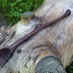 Hand Carved Spoon / Twig Spoon / Wooden Spoons / Large Stirring Spoon ...