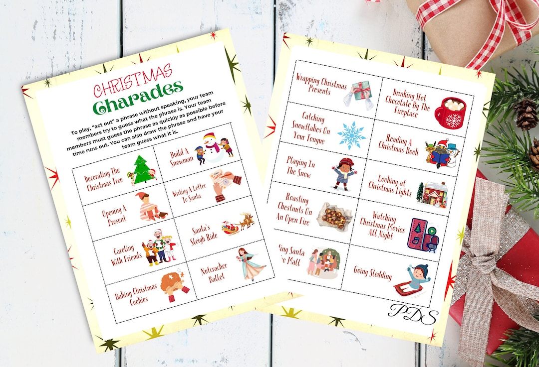 Christmas Word Scramble Printable Christmas Family Game Printable ...