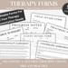 Therapy Forms Bundle Digital Private Practice Forms Editable Template ...