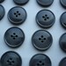 Vintage Plastic Old Stock Gray Buttons on Card 24pcs - Etsy