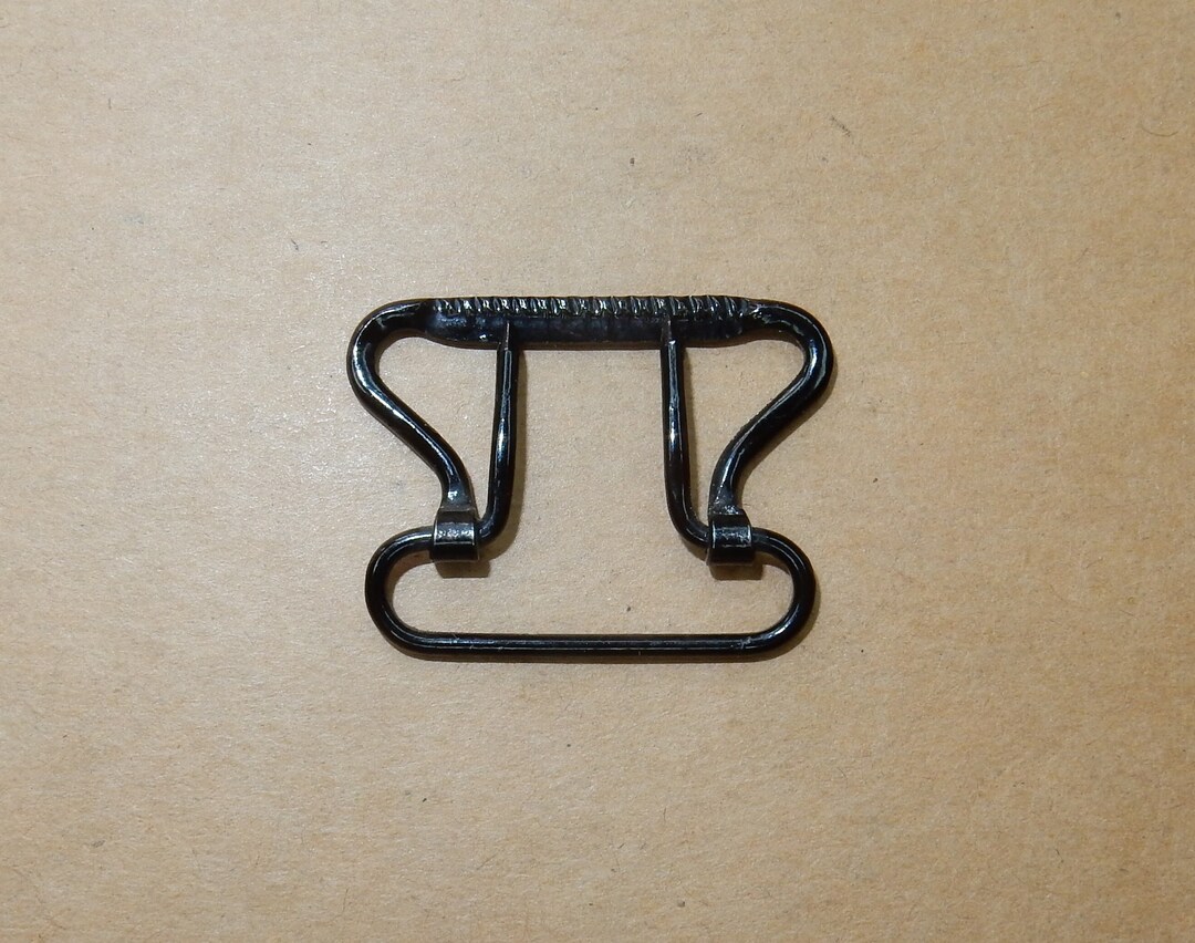 Vintage Buckle 1box - 144pcs Vest Pants Back Buckle Black - Etsy