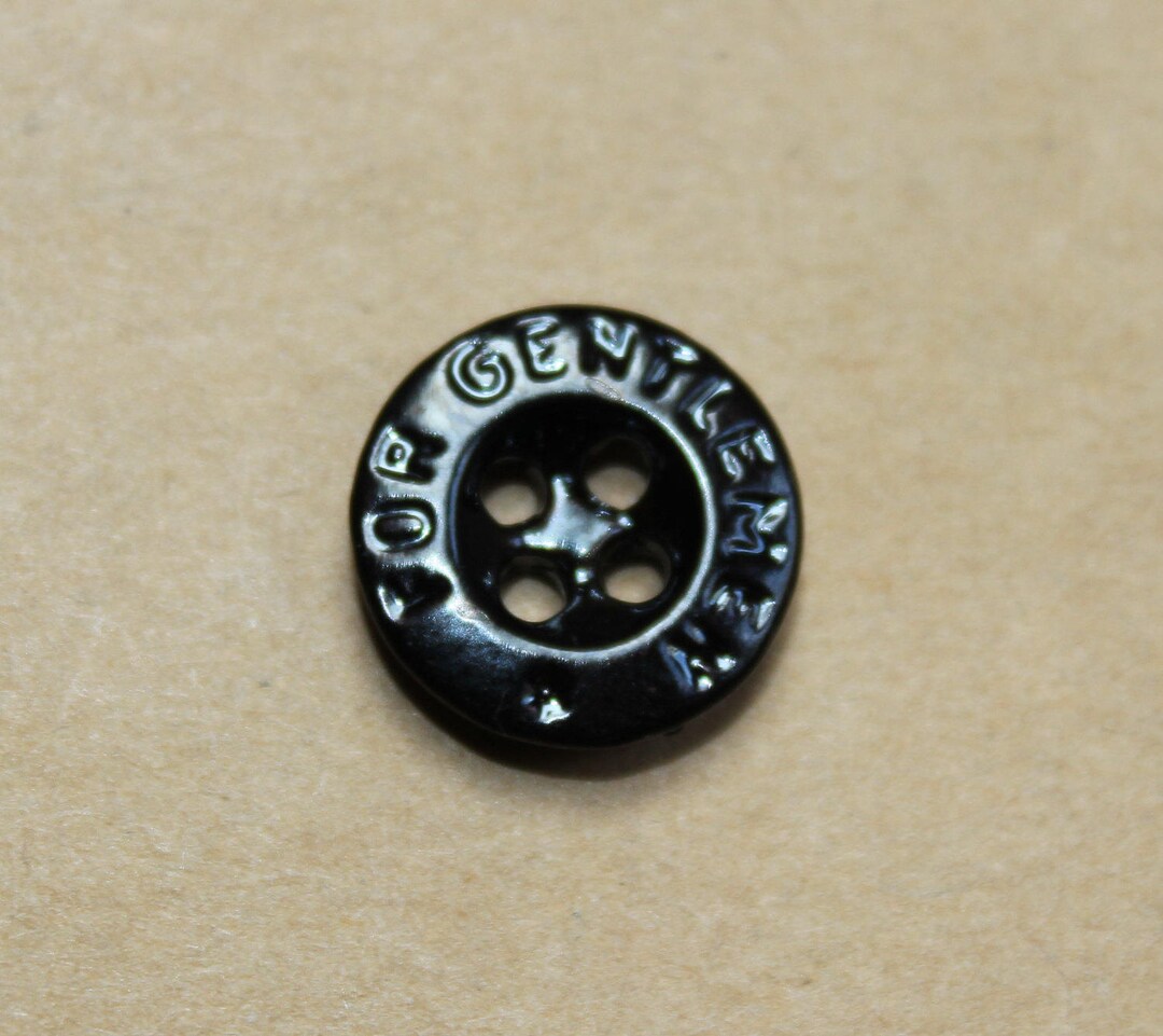 Vintage Metal Old Stock Black Buttons in Box 100pcs 1920 Rare NOS - Etsy