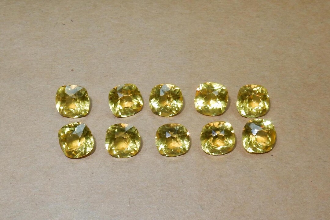 Uranium Glass Rhinestones Square Cut Shapes Stones Rare - Etsy