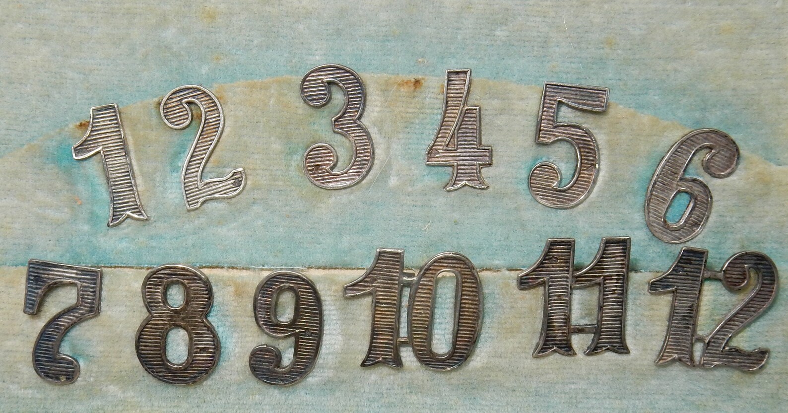 Silver Numbers Markers Glassware Art Deco 1920s - Etsy