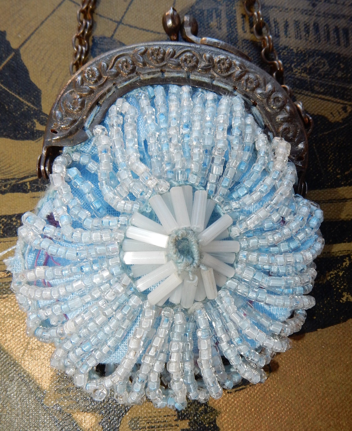 Vintage Beaded Mini Purse 1920's Antique - Etsy