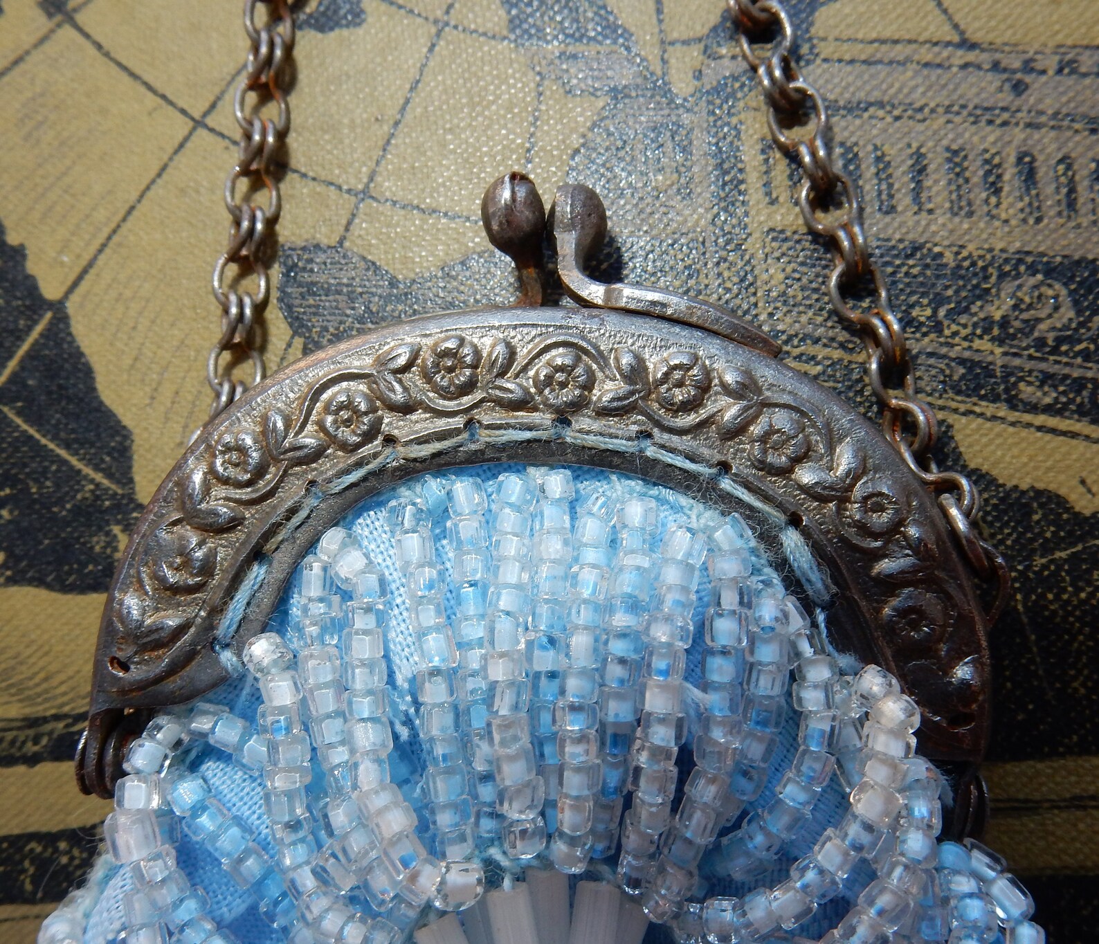 Vintage Beaded Mini Purse 1920's Antique - Etsy