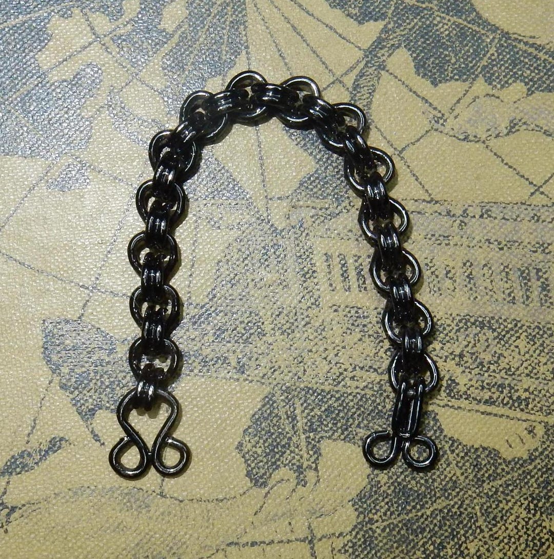 Chain Hanging Loop Coat Black1930s - Etsy