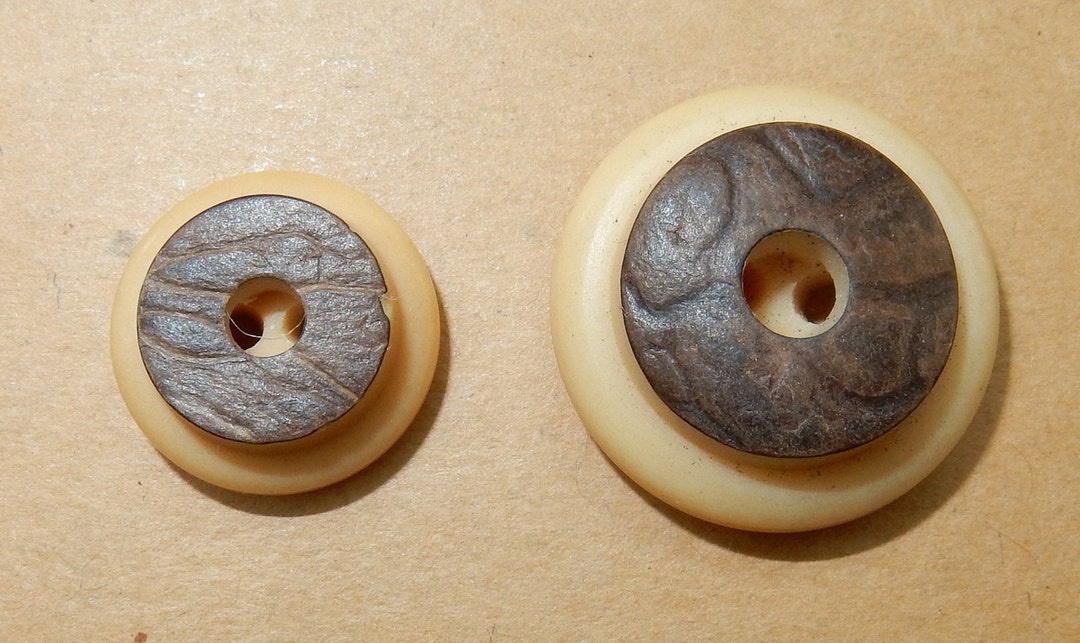 Vintage Tagua Nut Buttons Hand Carved - Etsy