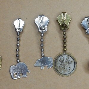 Vintage Ball Chain Puller Zipper Brass 1930s 5pcs - Etsy