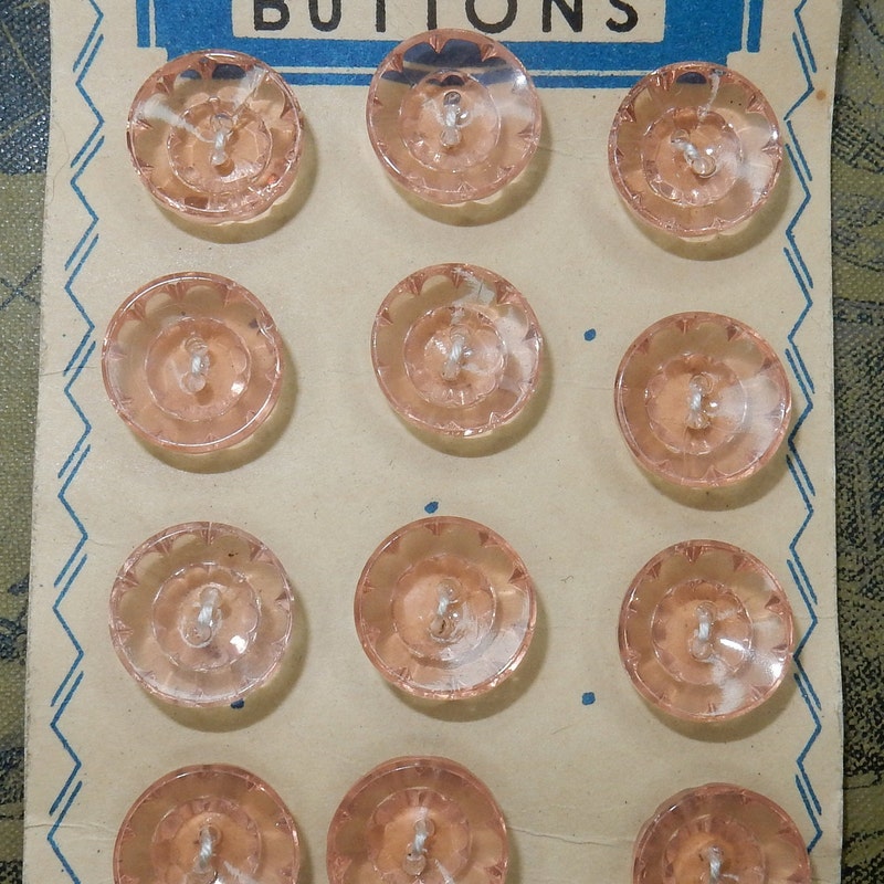 Glass Buttons - Etsy UK
