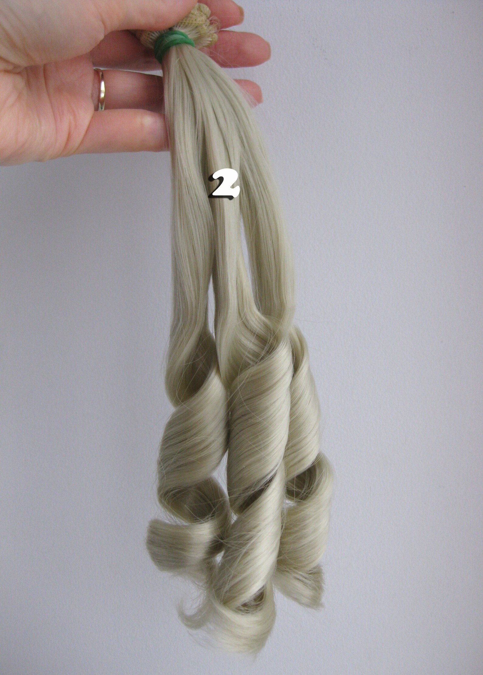 20cm 8 inches Hair for dolls hair curls Tress | Etsy