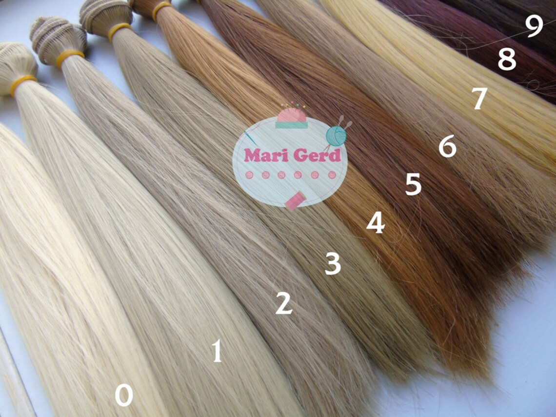 15cm 5.9 Inches Hair for Dolls Straight Hair Tress | Etsy