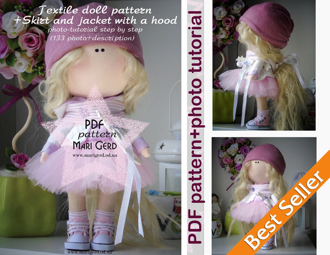 Doll Pattern Doll Handmade Doll Pattern - Etsy