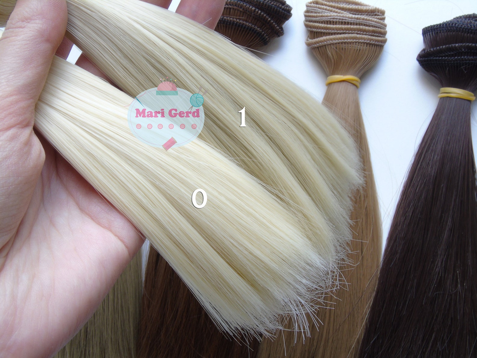 15cm 5.9 Inches Hair for Dolls Straight Hair Tress | Etsy