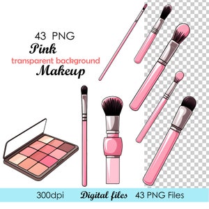 43 PNG Makeup Clipart Pink, Cosmetic Png Clipart, Makeup Png Graphic ...