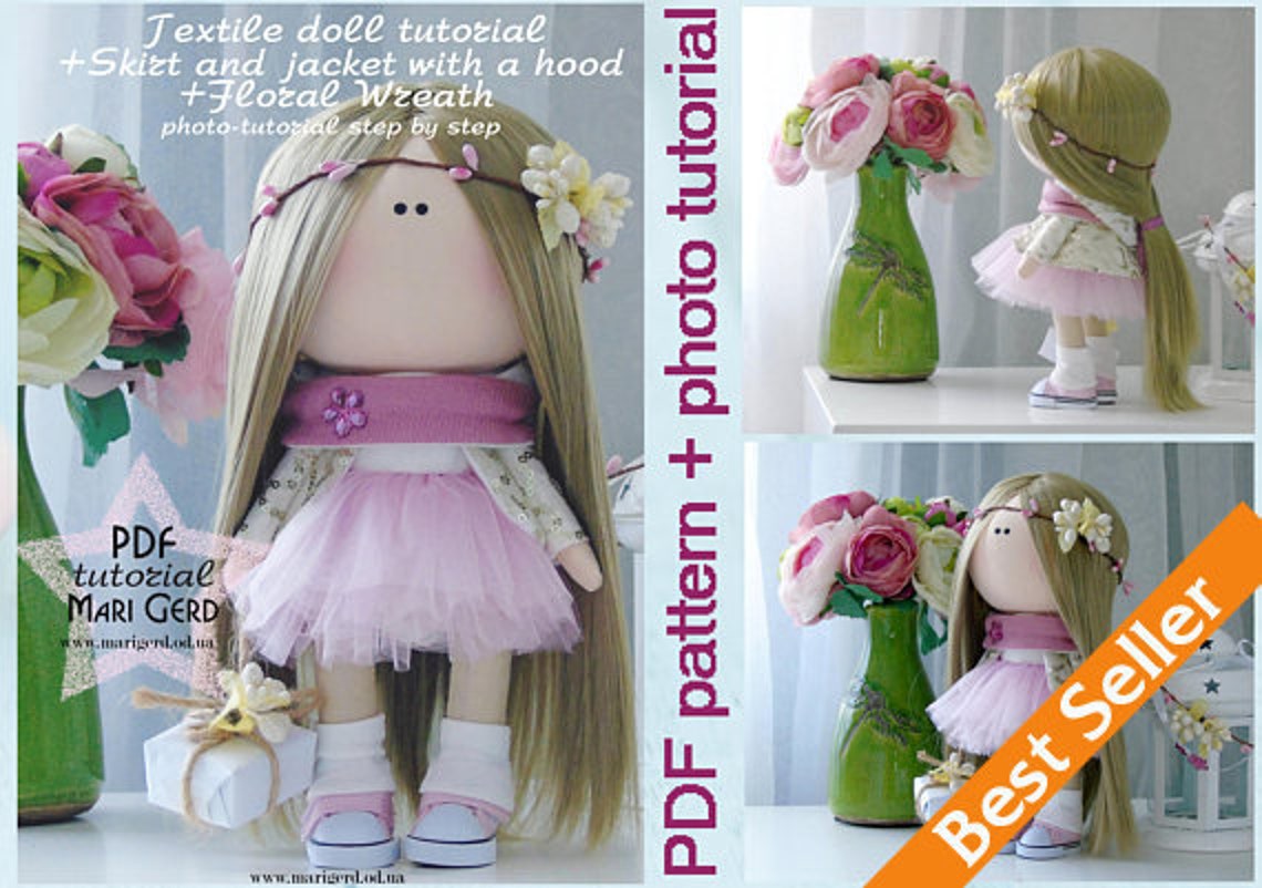 PDF Pattern Doll Pattern Handmade Doll | Etsy UK