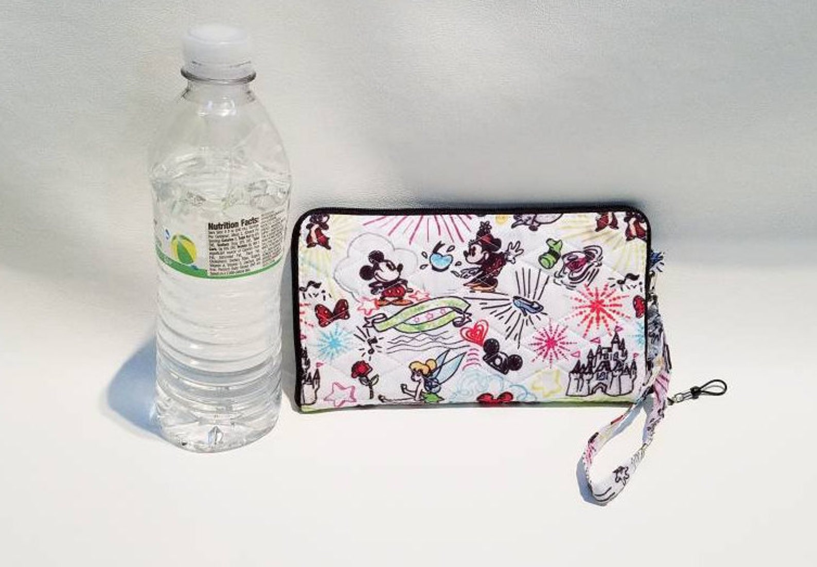 Quilted Disney Fabric Wristlet Wallet Cell Phone Case or - Etsy