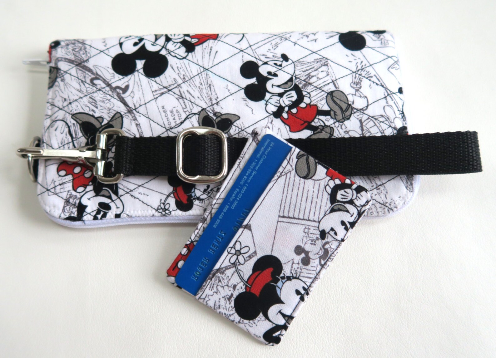 Quilted Disney Fabric Wristlet Wallet Cell Phone Case or - Etsy