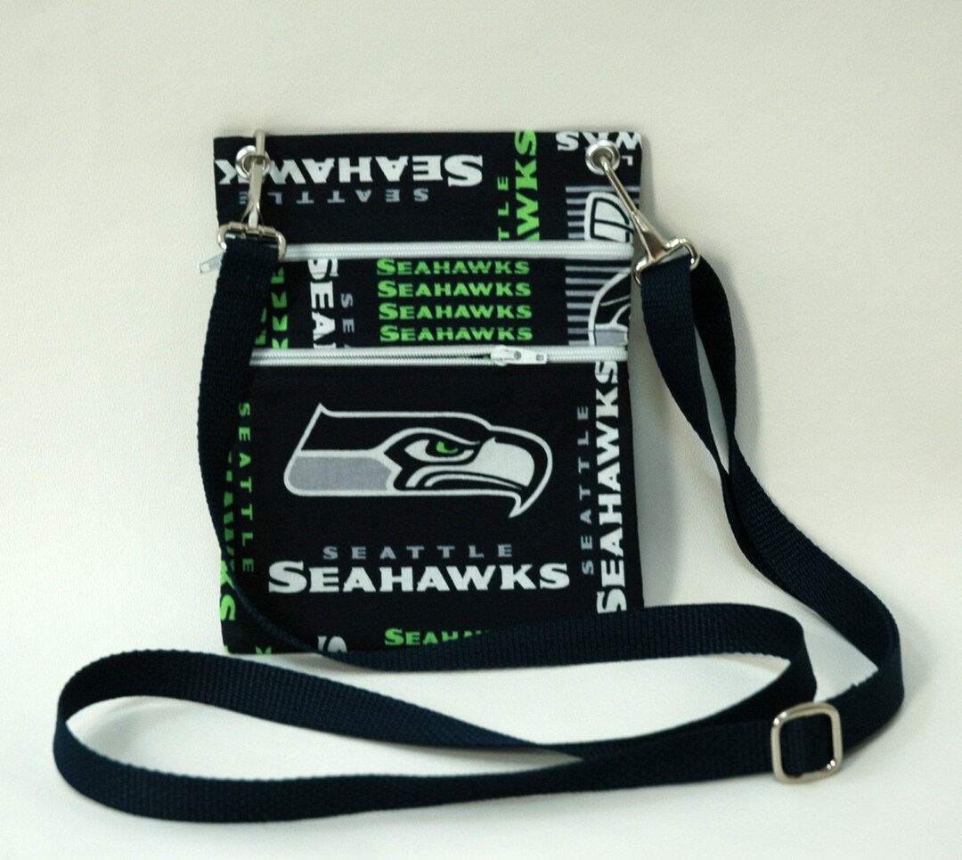 Seattle Seahawks Handmade Womens Fabric Wallet, Crossbody Bag, Passport ...
