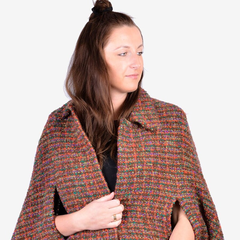 Tweed Cape - Etsy UK