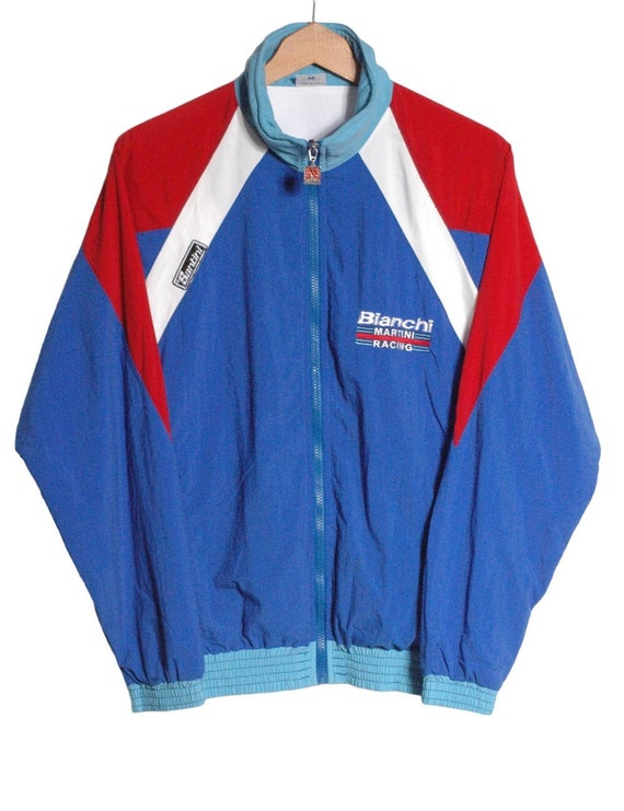 Vintage Santini Bianchi Martini Racing Jacket | Size … - Gem