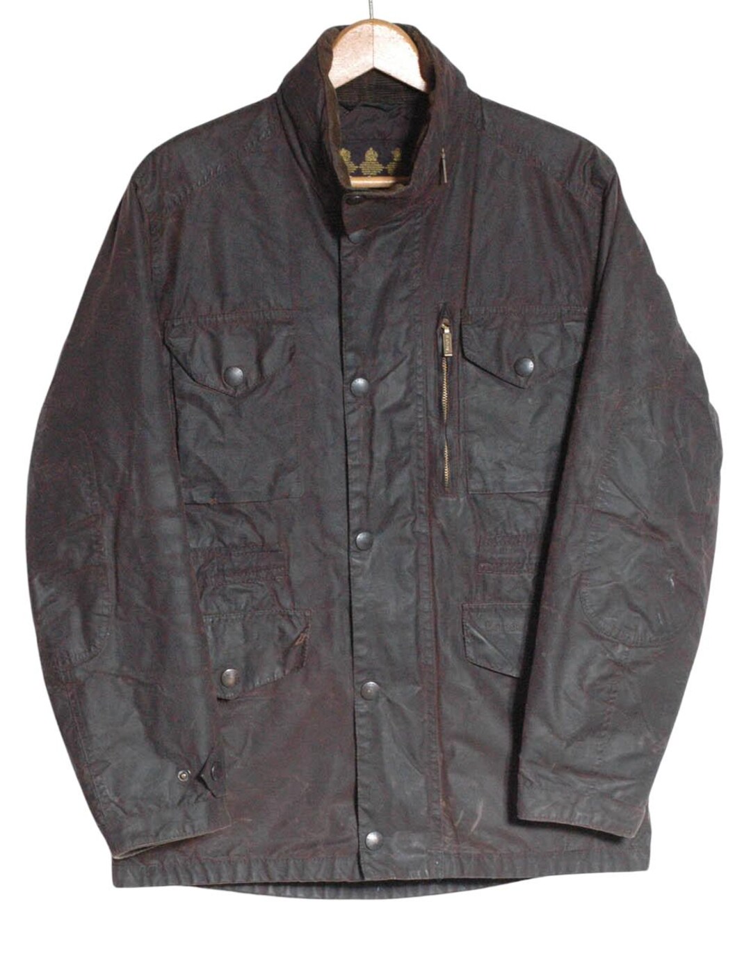 Vintage Barbour Sapper Brown Wax Jacket | Size S - Www.brickvintage.com - Etsy