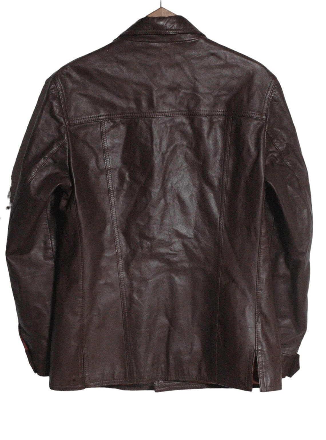 Vintage Melka Brown Leather Safari Jacket | Size S - Www.brickvintage ...