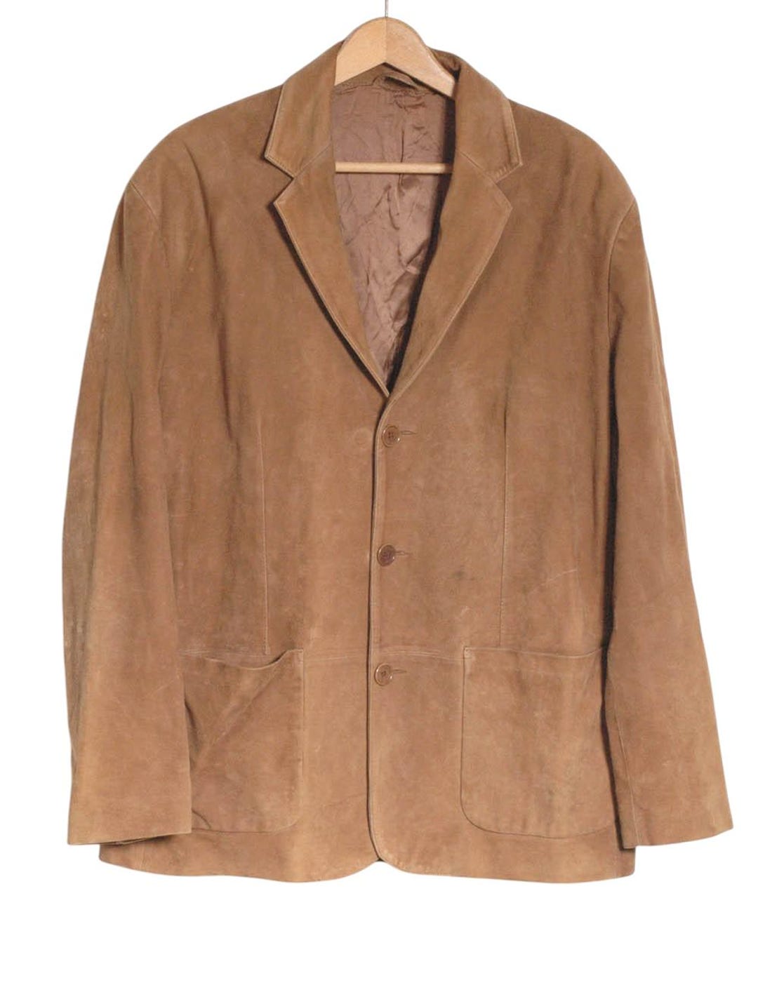 Vintage St Michael Brown Suede Jacket | Size L - Www.brickvintage.com ...