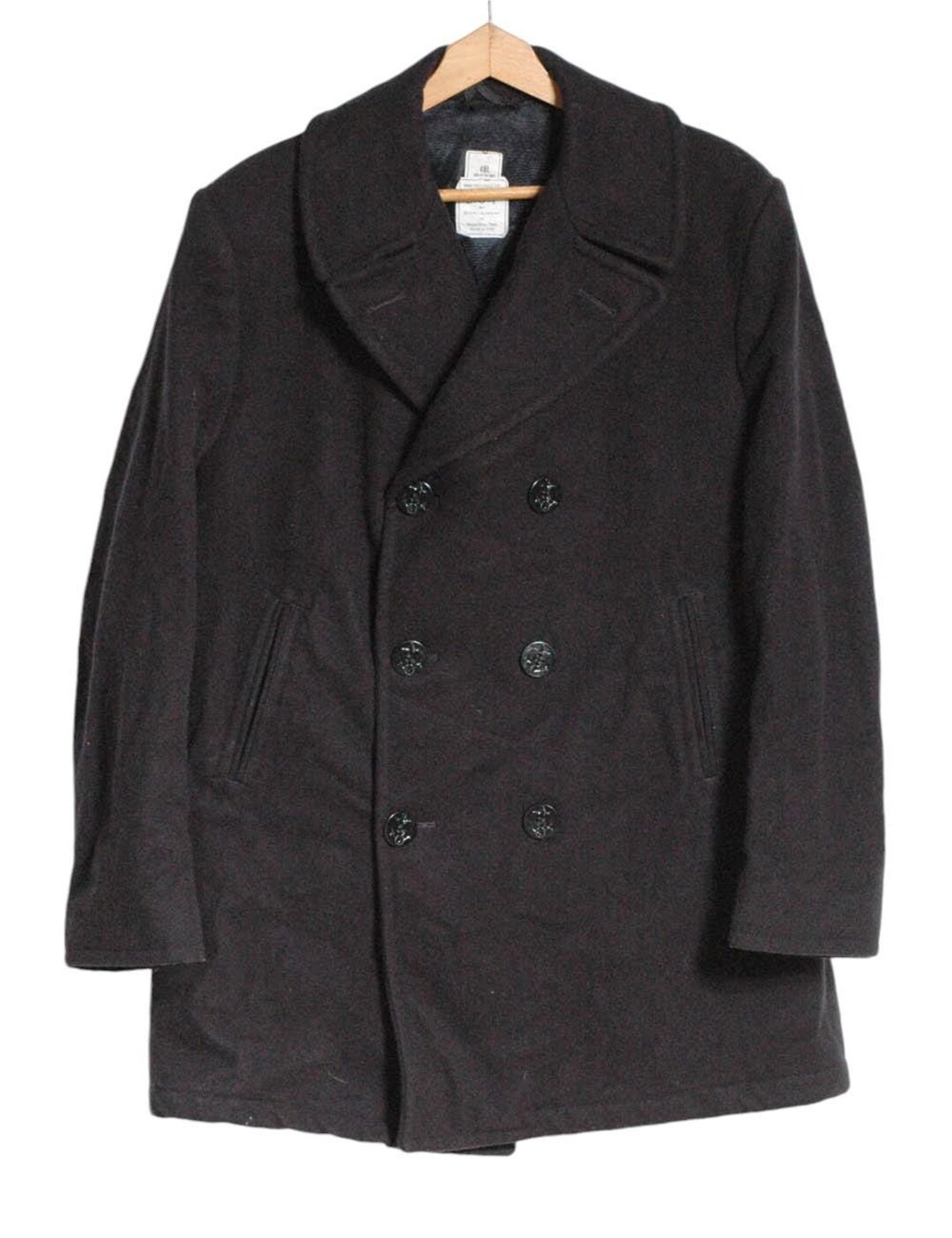 Vintage DSCP by Sterlingwear of Boston Pea Coat Size XL Www ...