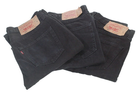 Levi 501 Black Jeans Denim Grade A Vintage W27 W30 W31 W32 Levi 501 Black Jeans Denim Grade A Vintage W27 W30 W31 W32