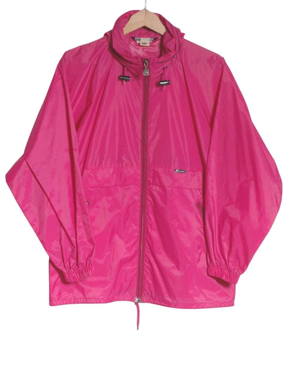 cerise colorful windbreaker jacket 💰 Vintage K Way Pink Windbreaker ...