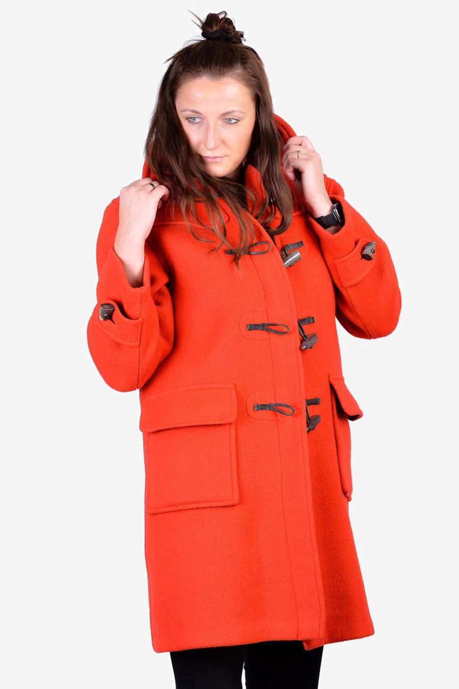 Vintage Gloverall Red Duffle Coat Size 12 | Etsy