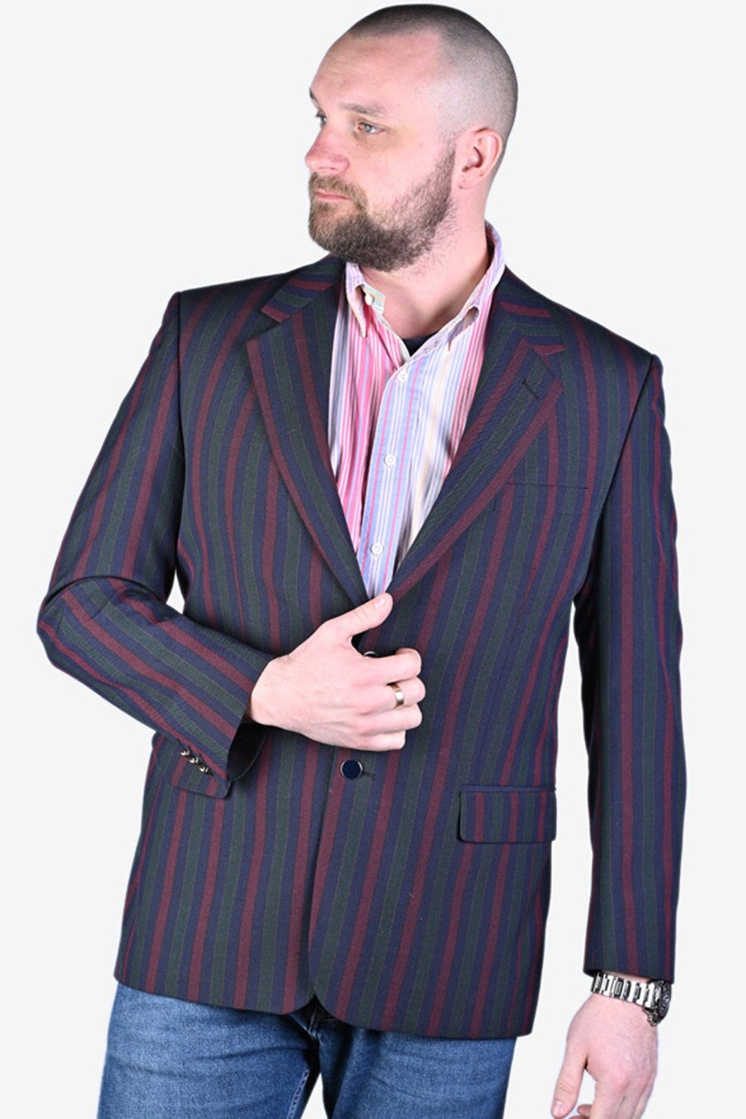 Vintage Brook Taverner Striped Boating Blazer Size 40 M Www ...
