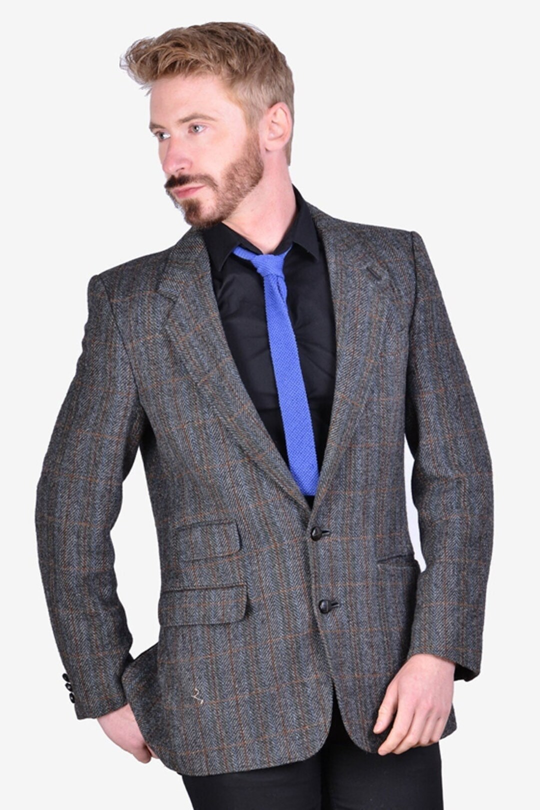 Vintage Rex Trueform Check Tweed Jacket Size 38 S Www.brickvintage.com ...