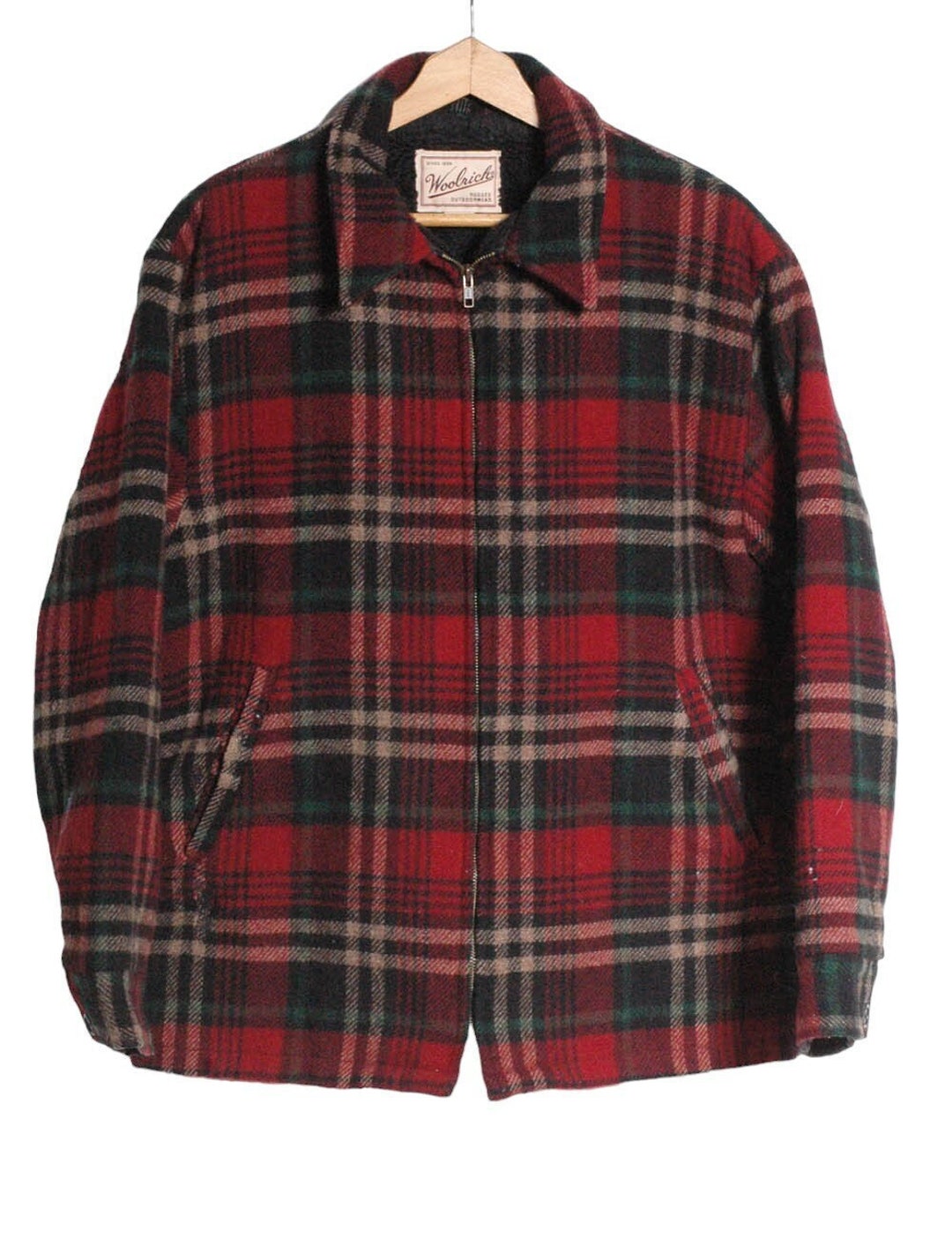 Vintage 1970's Woolrich Plaid Lumberjack Jacket Size L Www.brickvintage ...