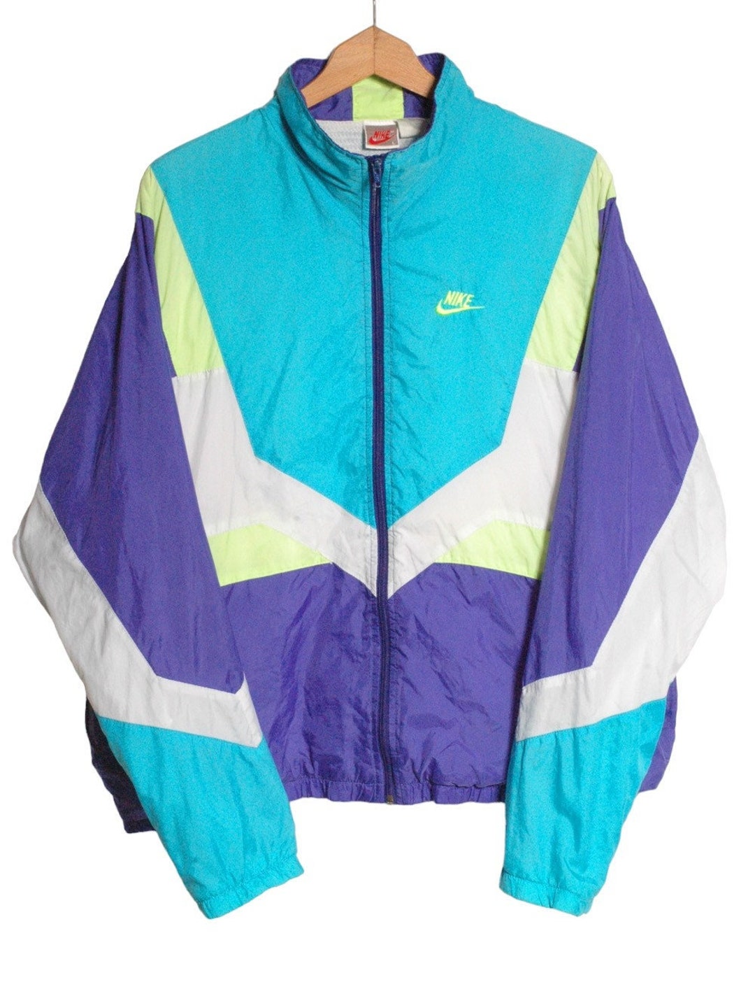 Vintage 1980's Nike Shell Suit Jacket Size L Www.brickvintage.com - Etsy
